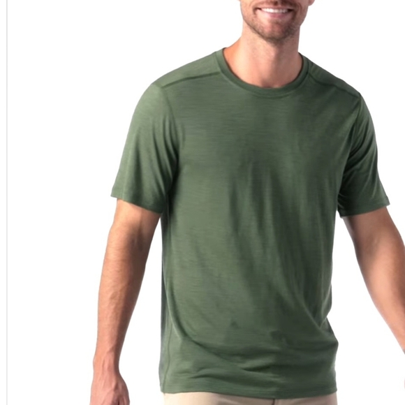 Smartwool | Shirts | Smartwool Merino Short Sleeve Tee Heather Forest ...